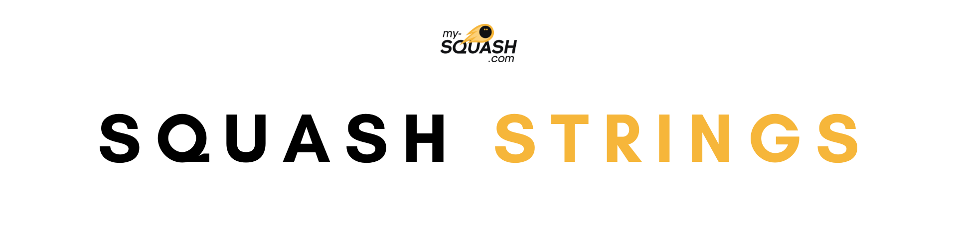 Range of high quality squash strings