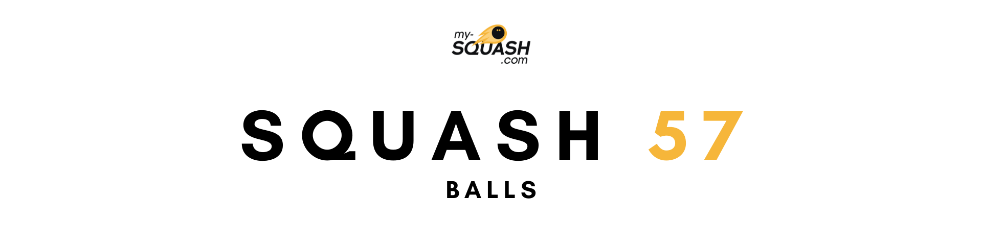 Squash 57 Balls / Racketball Balls
